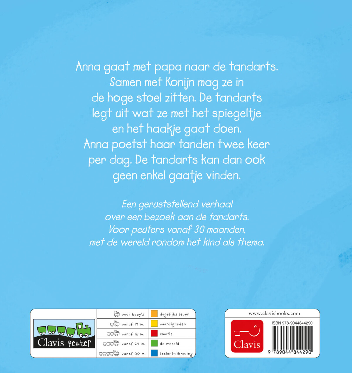 Clavis peuter - Anna bij de tandarts • deboekentas.nl