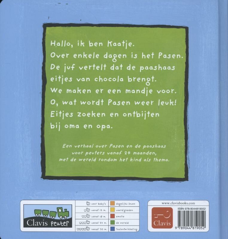Clavis peuter - Kaatje viert Pasen • deboekentas.nl