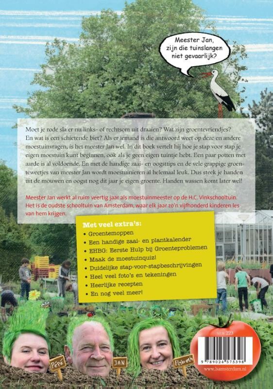 Het moestuinboek van meester Jan • deboekentas.nl