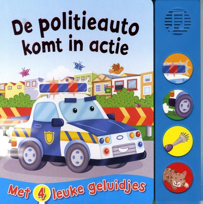 De politieauto komt in actie • deboekentas.nl