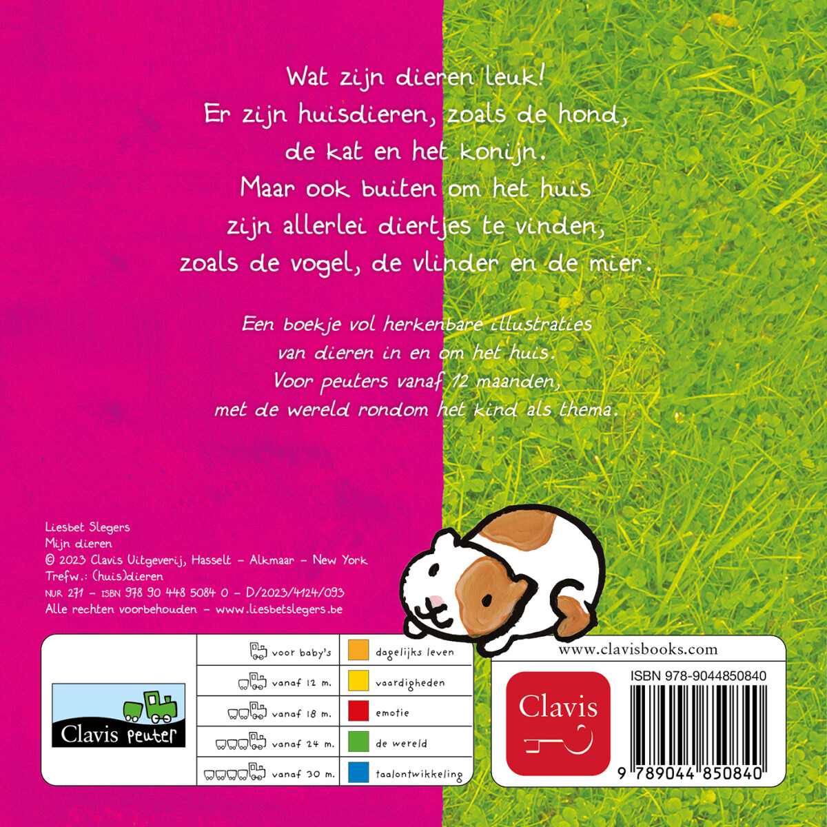 Clavis peuter - Mijn dieren • deboekentas.nl