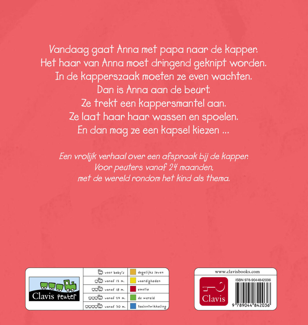 Clavis peuter - Anna bij de kapper • deboekentas.nl