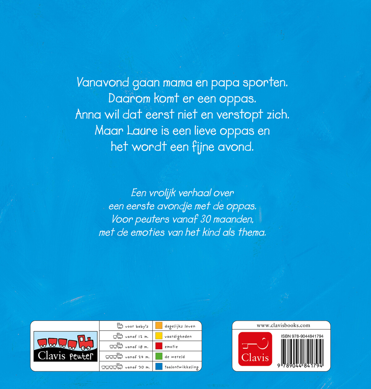 Clavis peuter - Anna en de oppas • deboekentas.nl