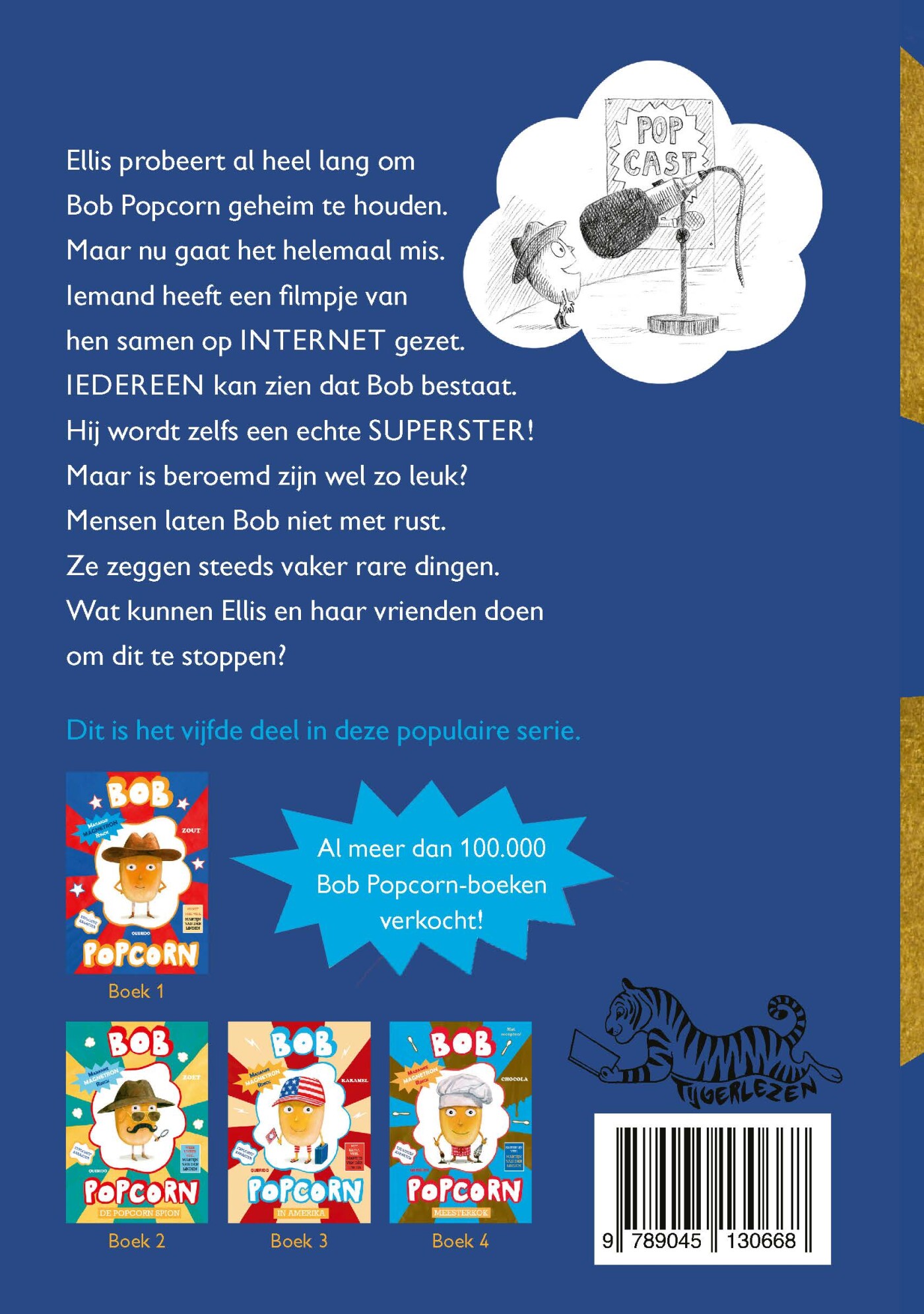Tijgerlezen - Bob Popcorn wordt beroemd • deboekentas.nl