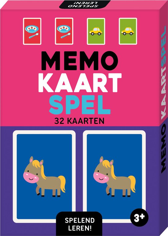 Memo Kaart spel - Spelen leren • deboekentas.nl